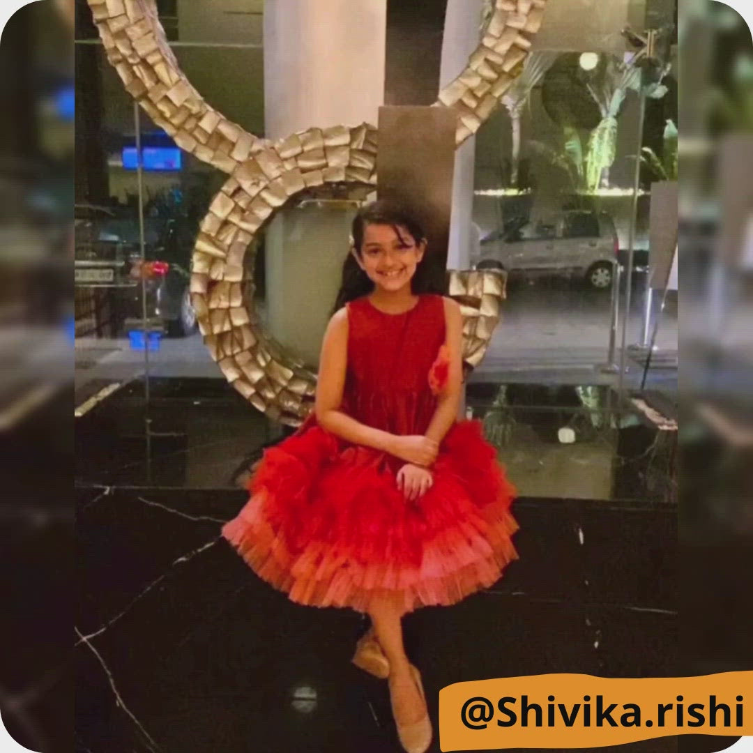 Shivika Rishi In Peony Kids Couture– Peony Kids Couture