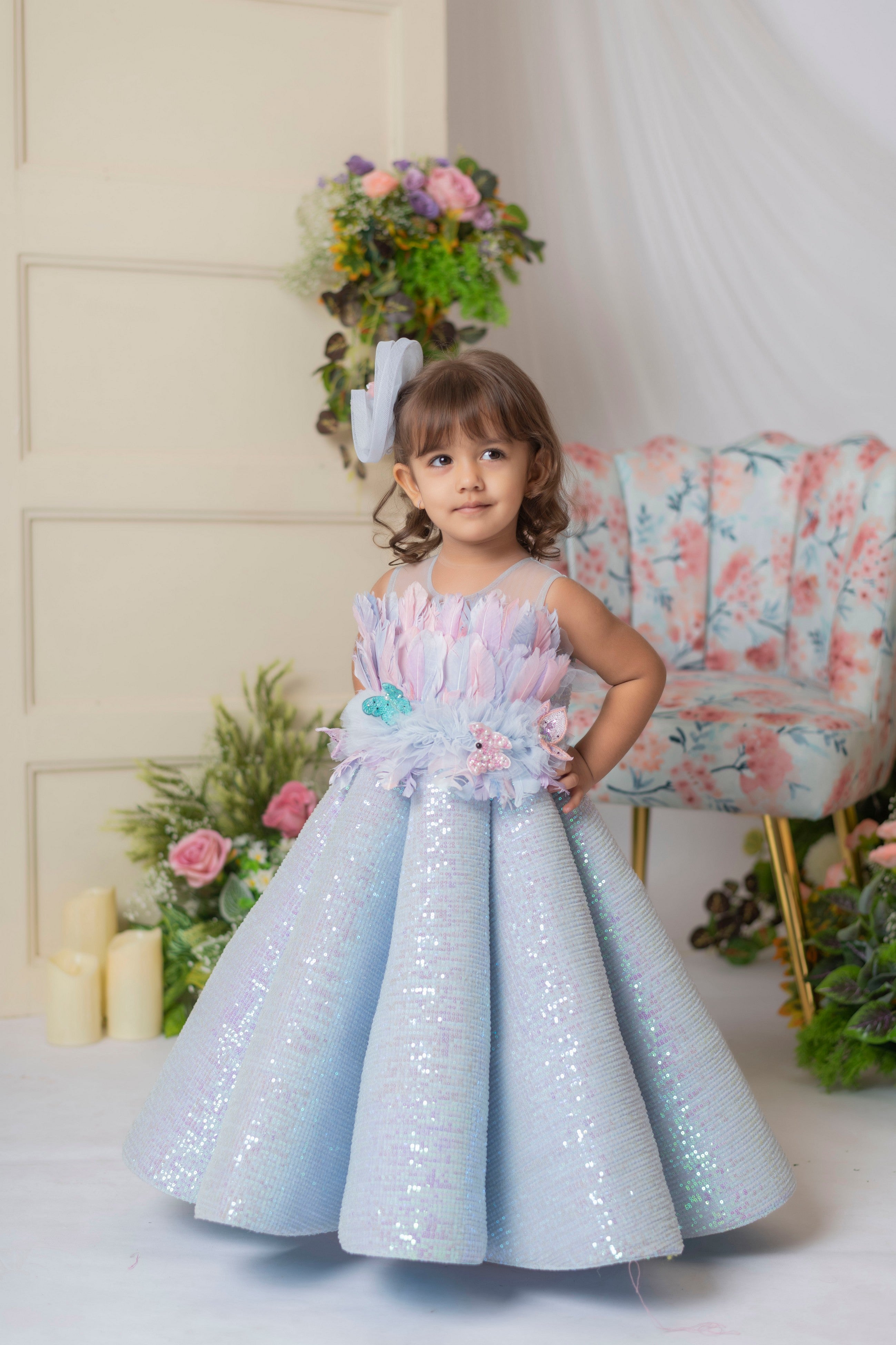Pre-Order: Blue Sequence CU– Peony Kids Couture