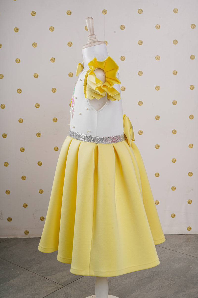 Pre-Order: Yellow Angry Bird Dress– Peonyy Kids