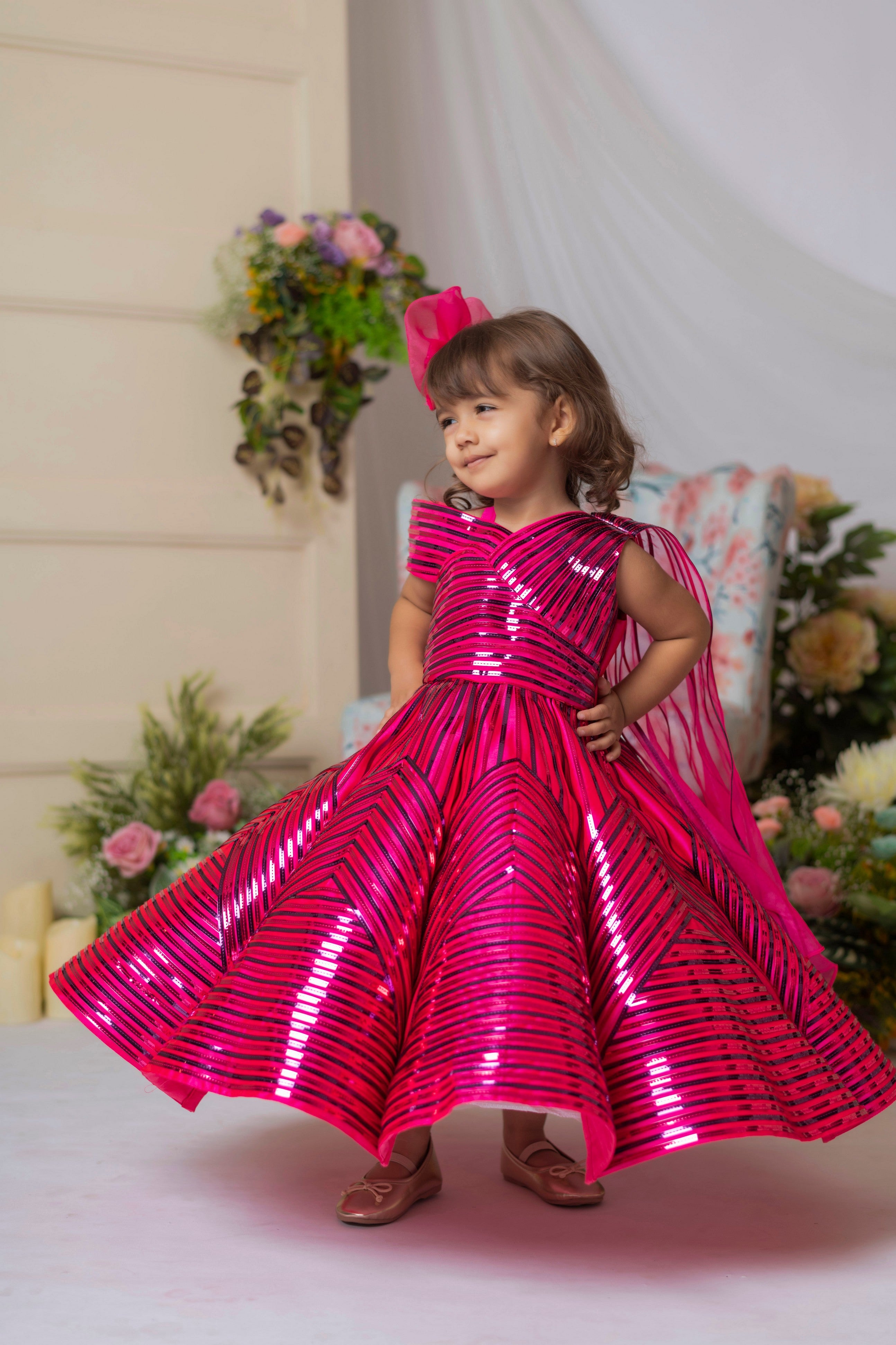 Pre-Order: Pink Chrome CU– Peony Kids Couture